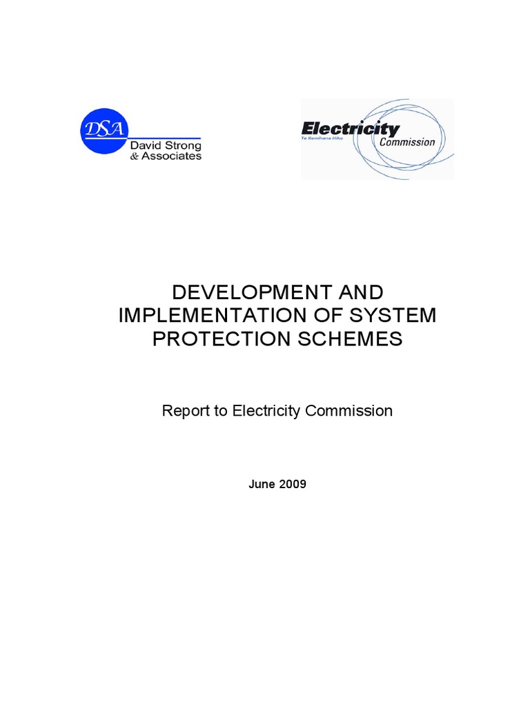 System Protection Schemes | PDF | Electric Power System | High Voltage ...
