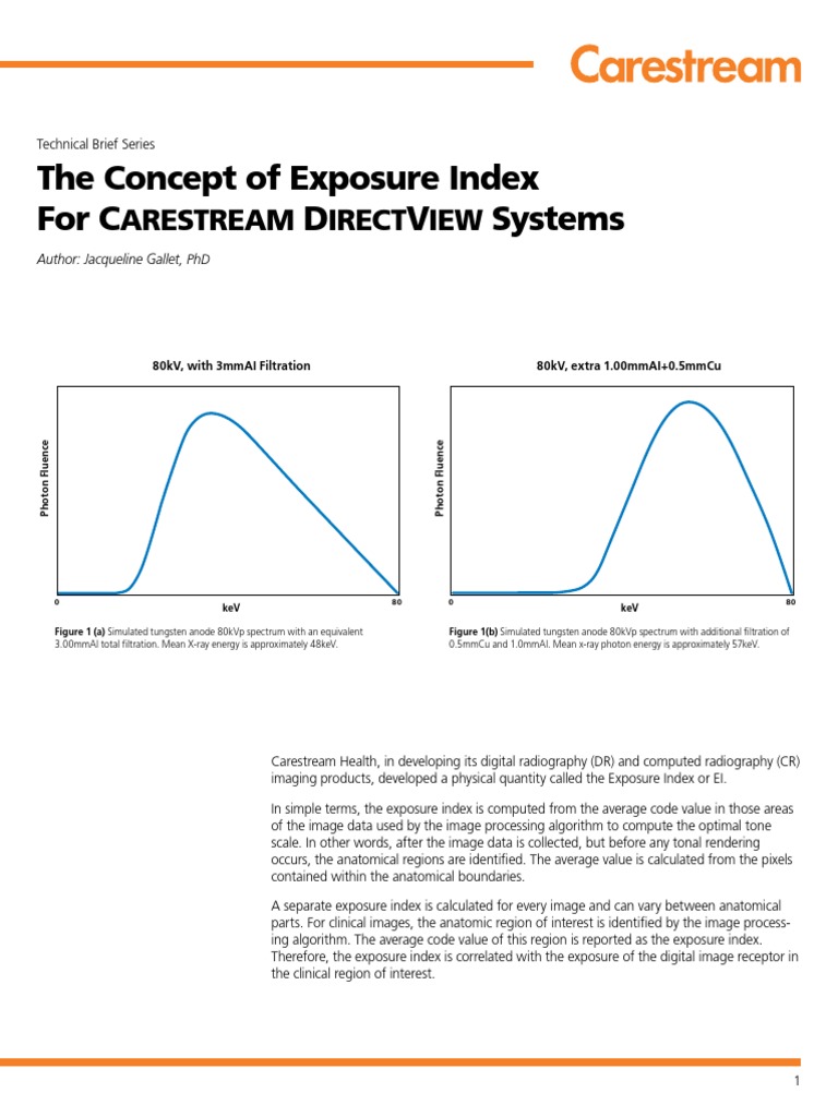 Ei Values Carestream | PDF | X Ray | Radiography
