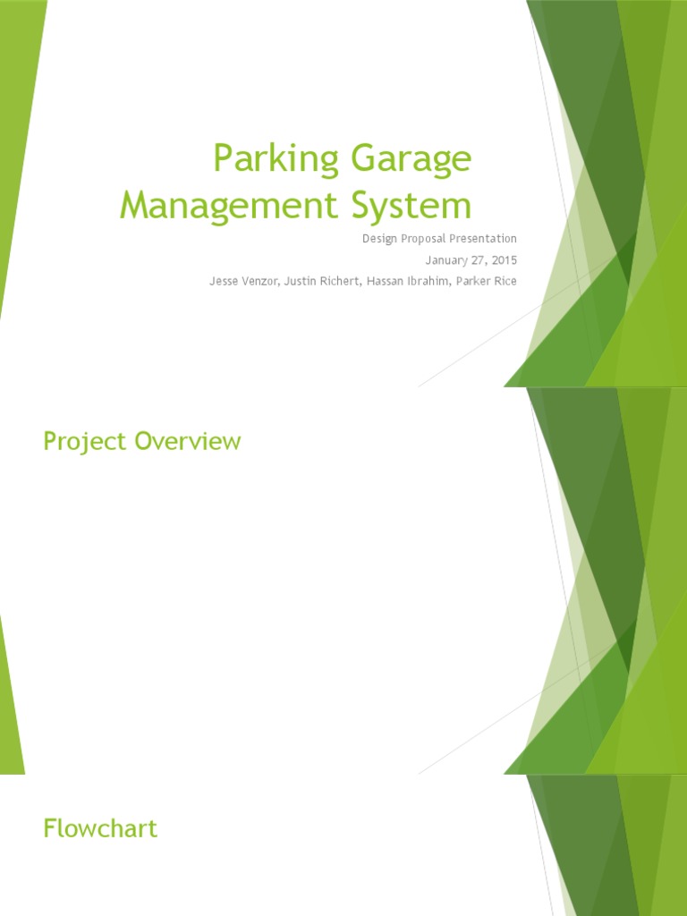 Parking Managment Proposal-2 | PDF | Computer Architecture | Electrical ...