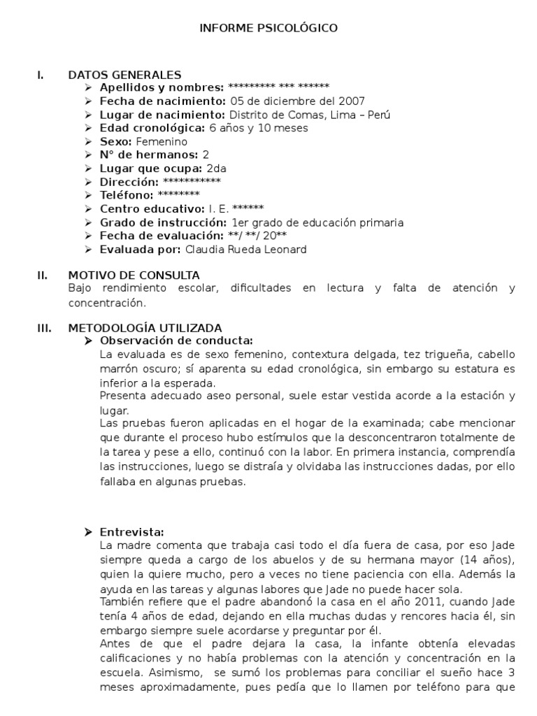 INFORME Problemas de Aprendizaje | Memoria | Aprendizaje