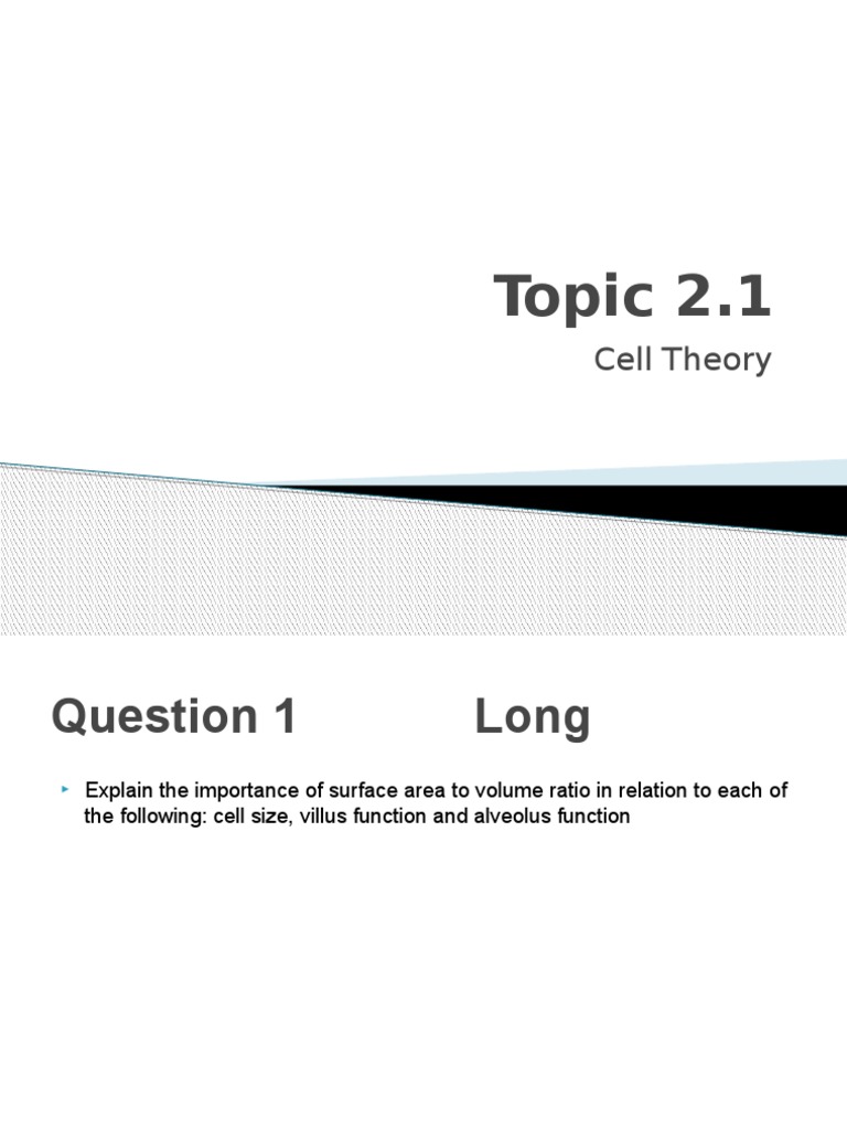 IB Biology Questions - Paper 2 Topics 1 + 2 Questions | PDF