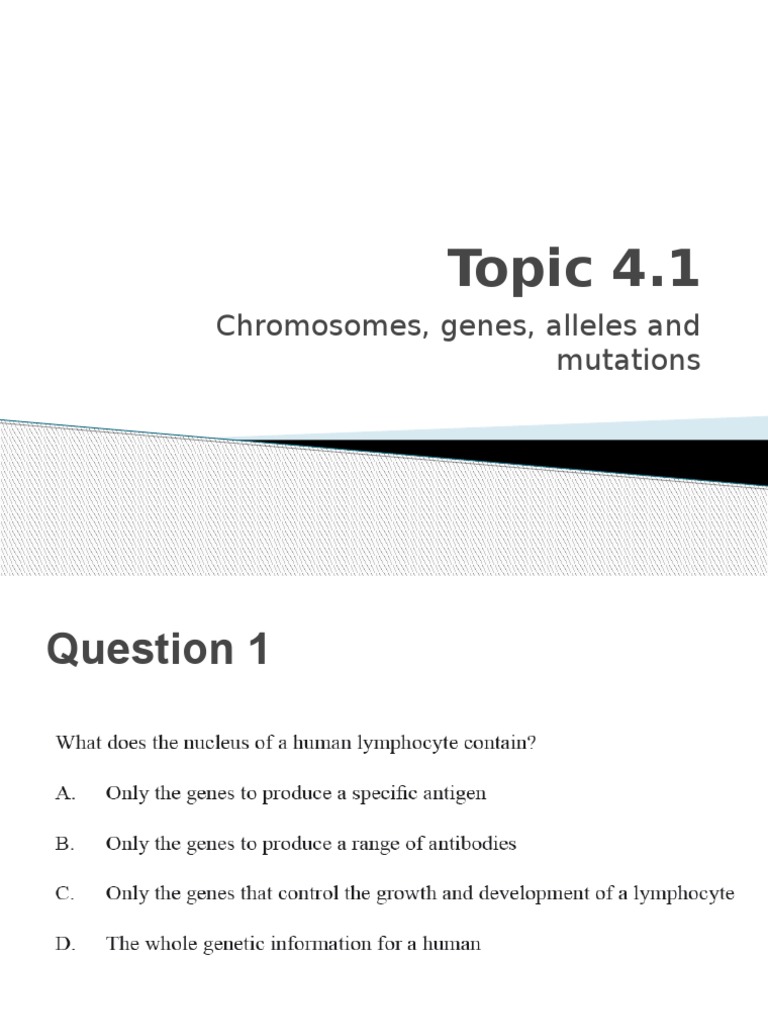 IB Biology Topic 4 Questions Guide | PDF