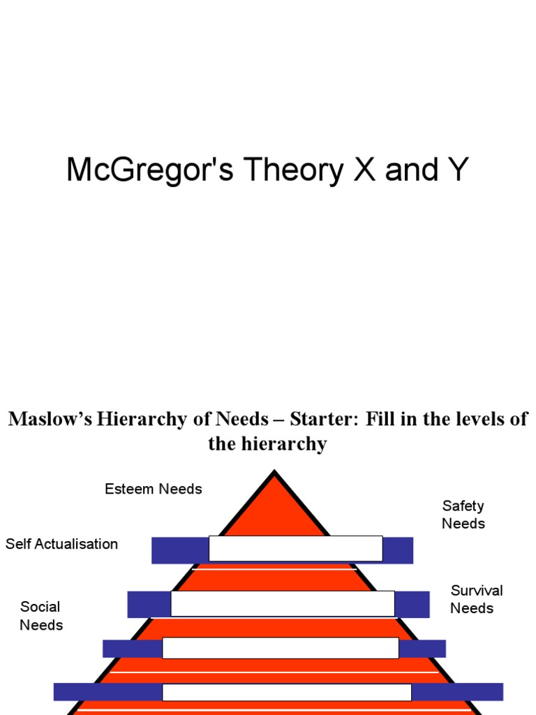 Mcgregor X and y | PDF