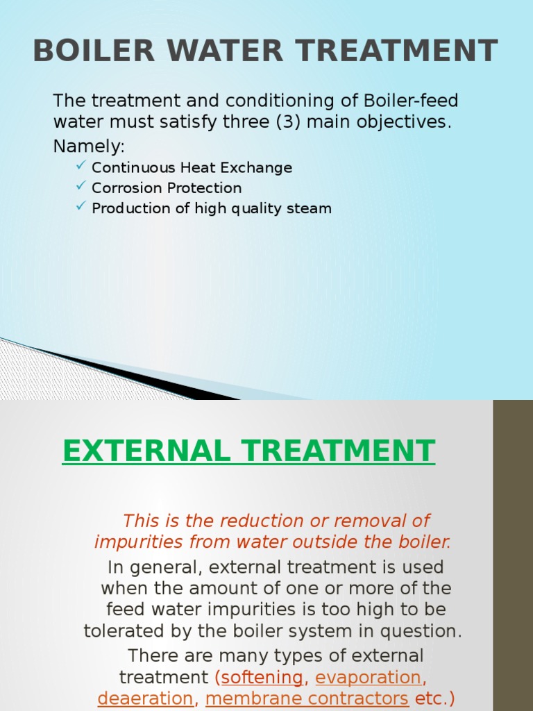 Boiler Water Treatment | PDF | Sodium Hydroxide | Water