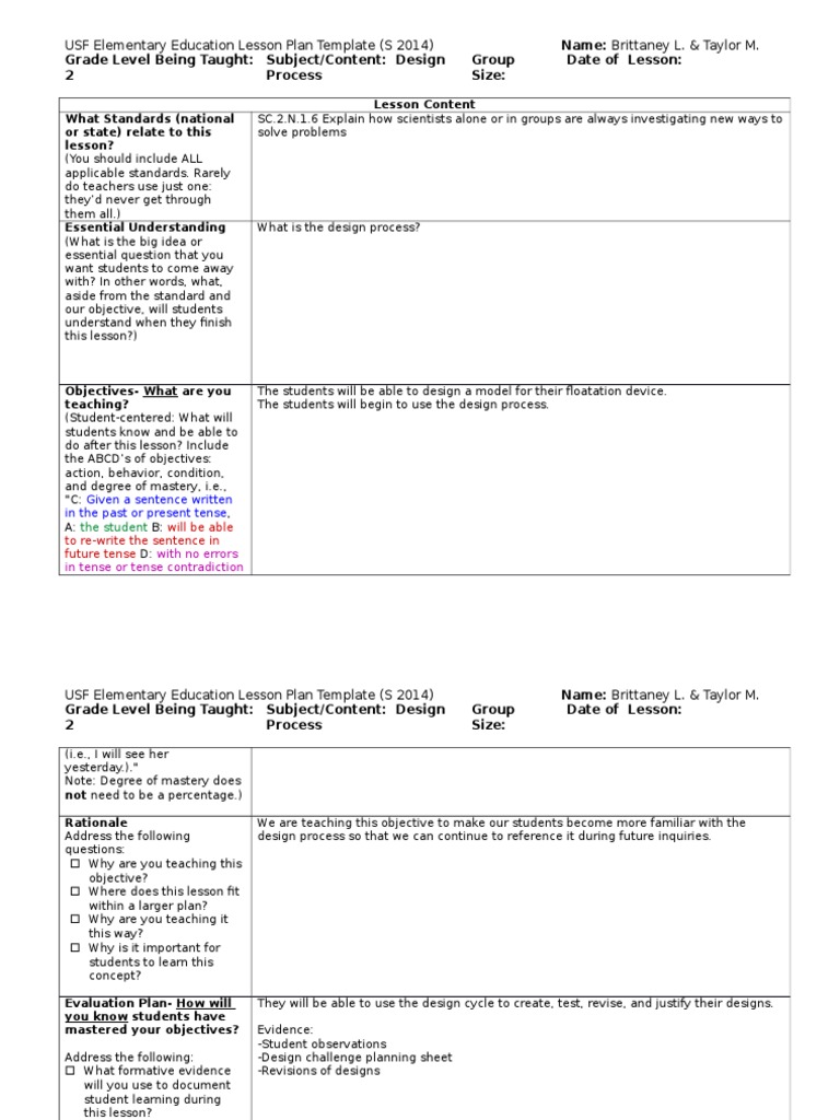 Science Observation Jan Pdf Teaching Method Lesson Plan