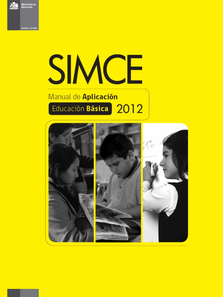 Manual de Aplicación SIMCE 2025 | PDF | Cuestionario | Educación primaria