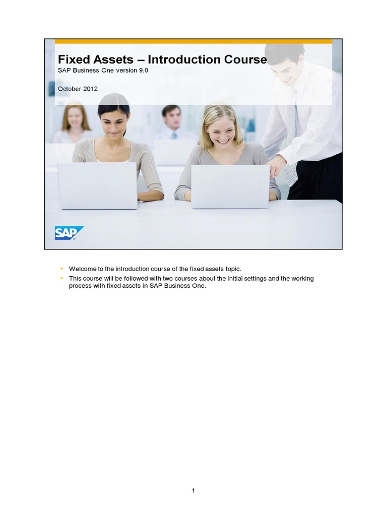 Managing Fixed Assets in SAP Business One: A Guide to the Full Life ...