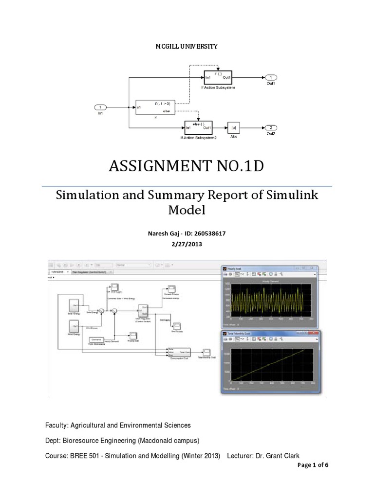 Simulink Model for Hybrid Power System | PDF | Wind Power | Solar Power