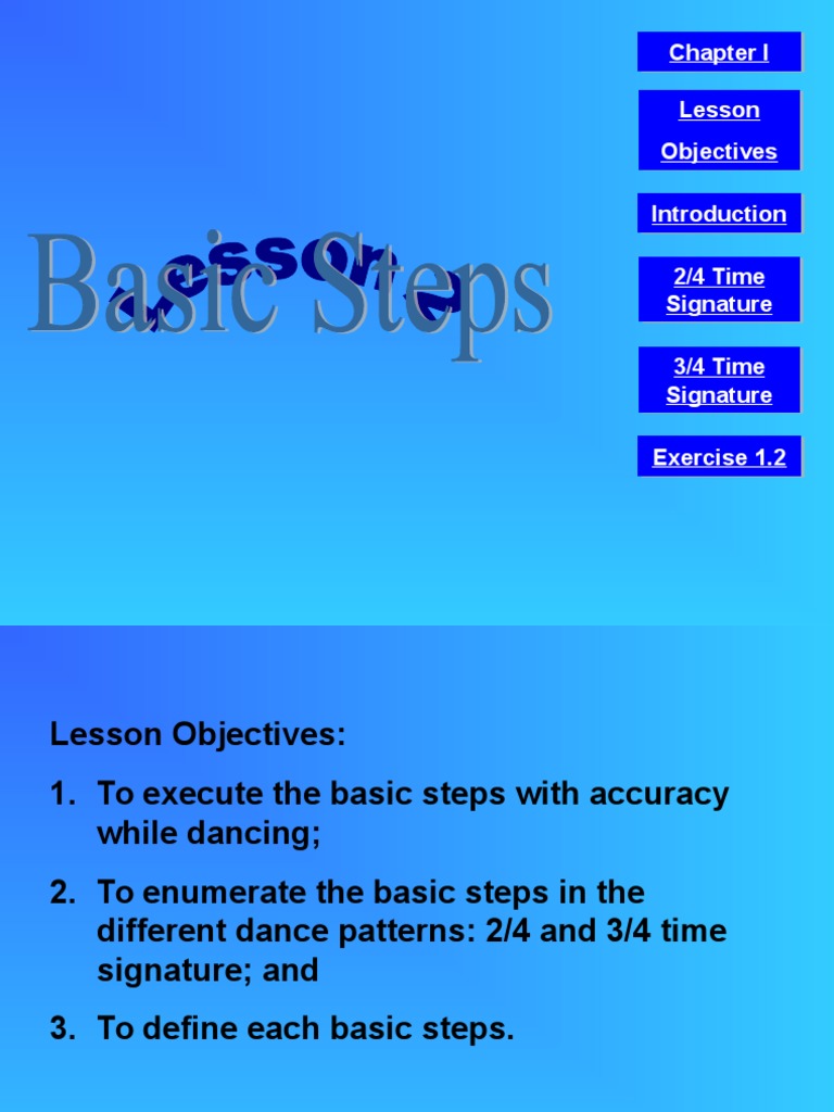 Basic Dance Steps | PDF | Ct Scan | Foot