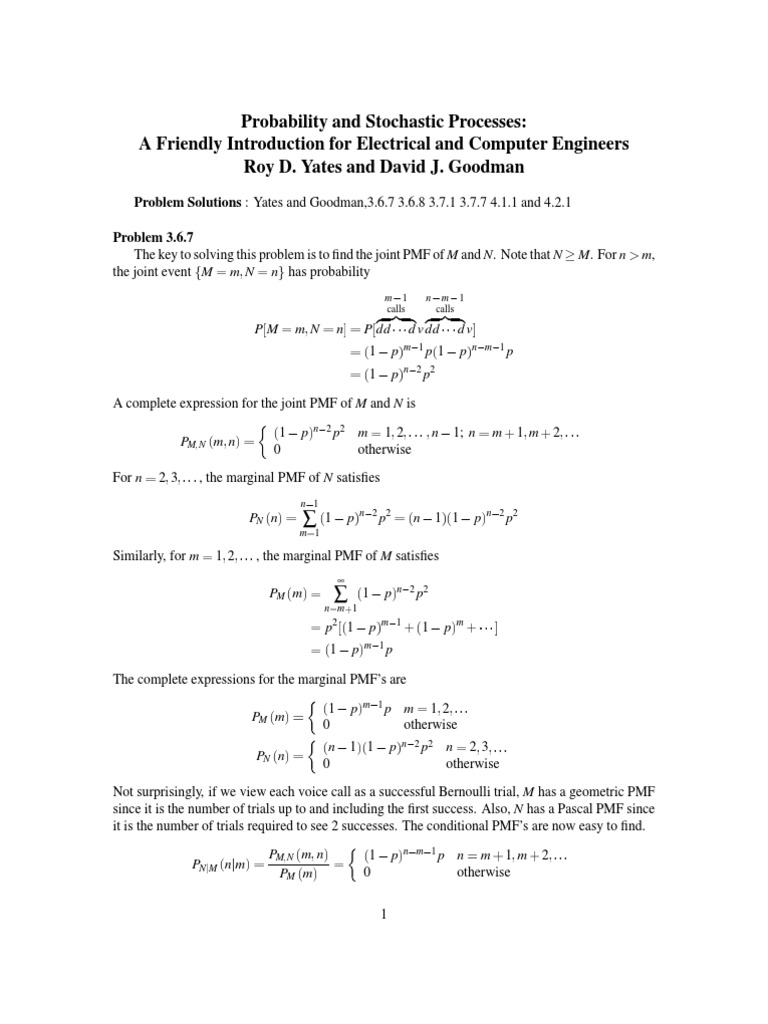Probability and Stochastic Processes: A Friendly Introduction | Probability Density Function ...