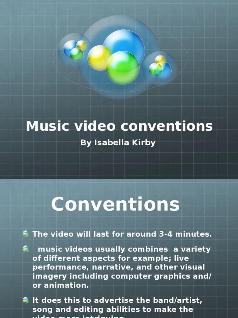 Understanding Music Video Conventions | PDF | Entertainment (General) | Sex