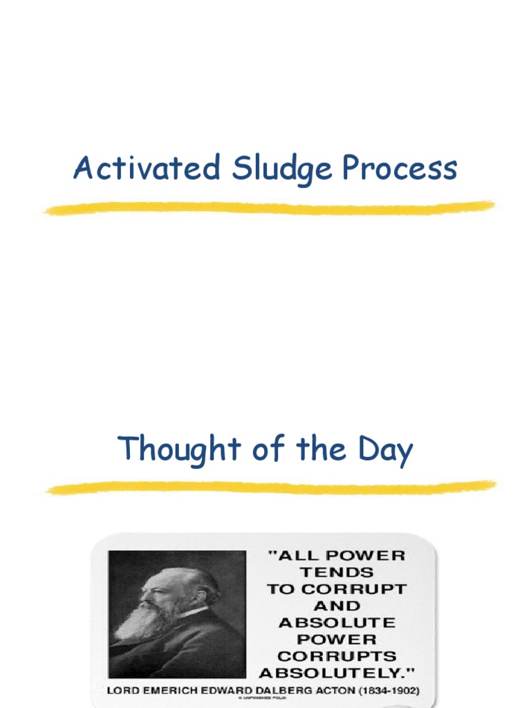 Activated Sludge Process | PDF | Sewage Treatment | Biodegradable Waste ...