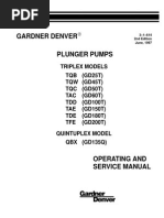 GD Triplex Pump Parts List | PDF | Pump | Valve