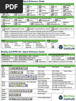 AutoPIPE CONNECT Edition Hot Keys Guide | PDF | Keyboard Shortcut | Mechanical Engineering