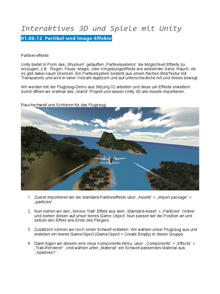 Unity 3D Beginner Sitzung 04 Handout | PDF Unity 3D Beginner Sitzung 04 Handout | PDF