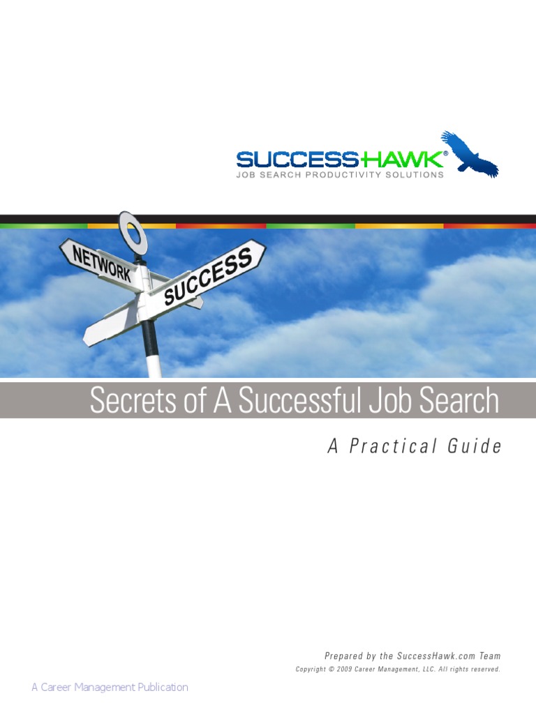 SuccessHawk Secrets of A Successful Job Search | PDF | Résumé | Job Hunting