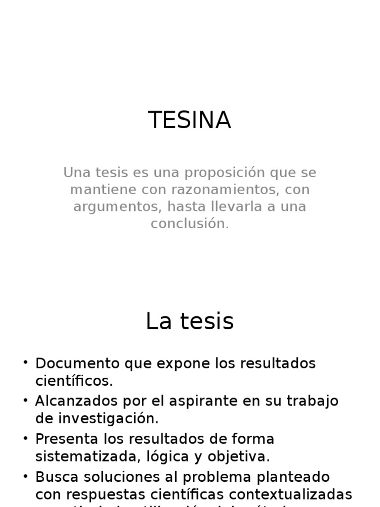 Como Hacer Una Tesina | Método científico | Escritura