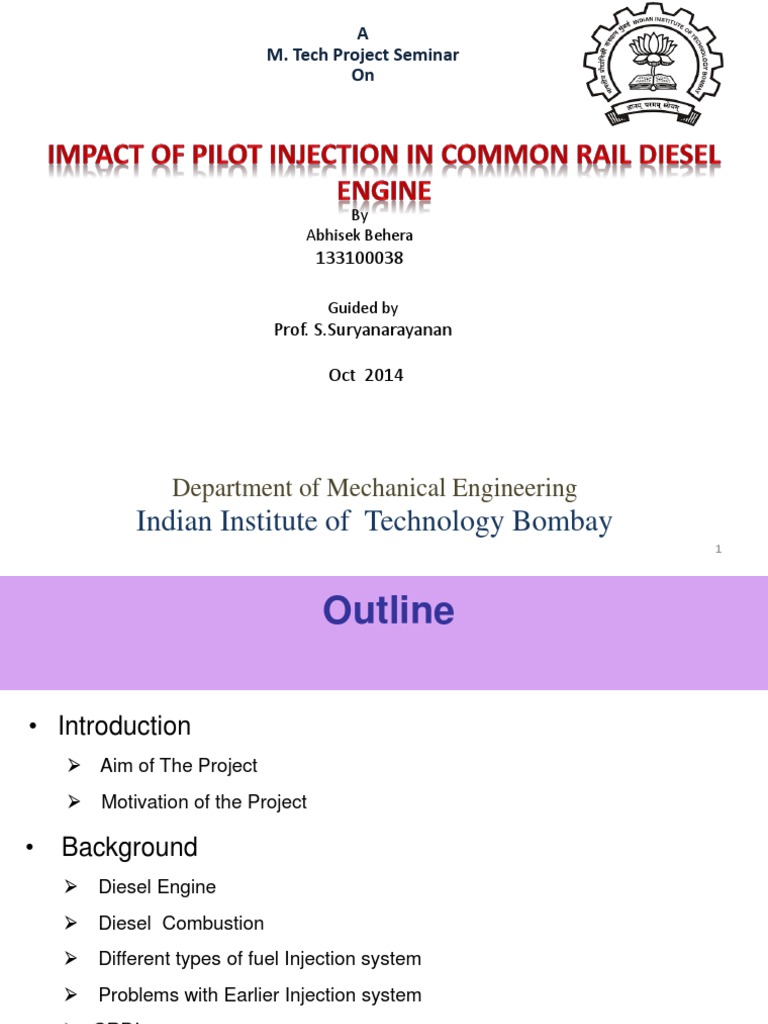 Effect of Pilot Injection in Common Rail Diesel Engine | PDF | Fuel ...