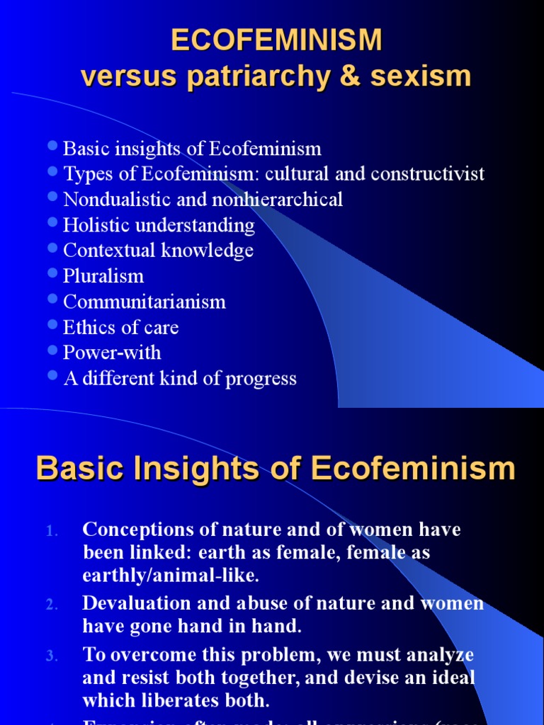 Eco Feminism | PDF | Ecofeminism | Femininity