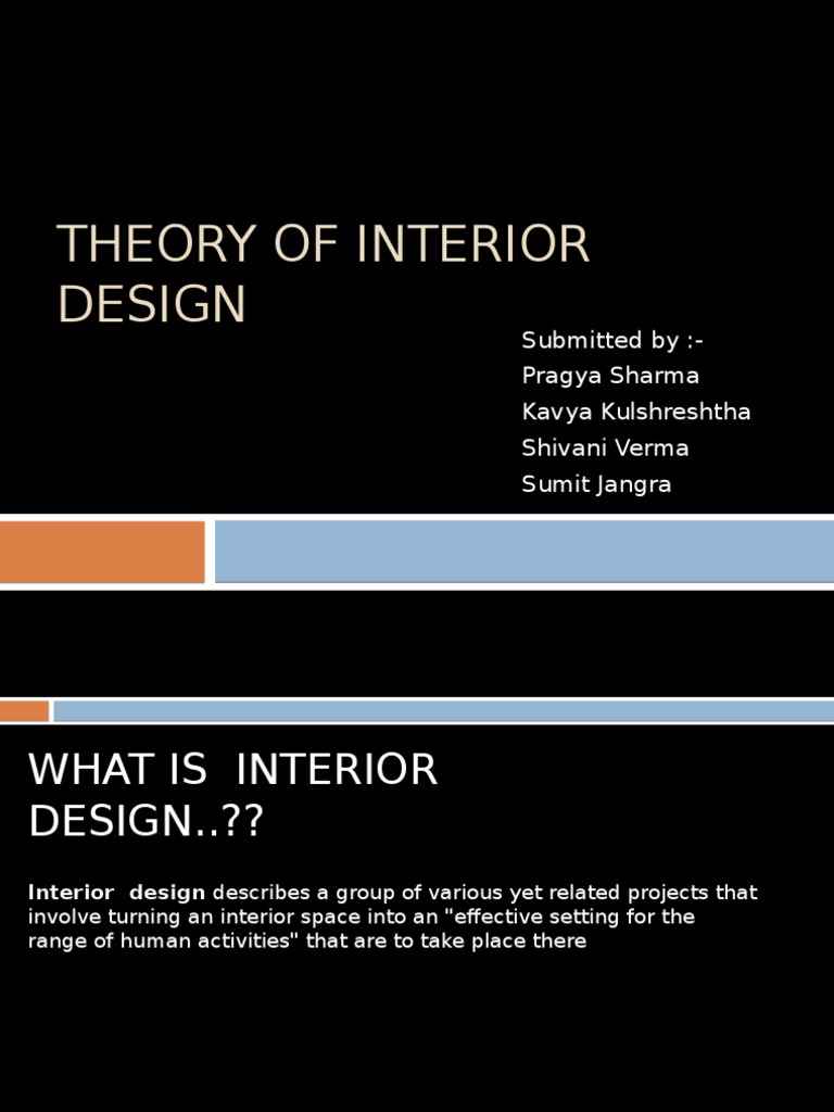 Theory of Interior Design | PDF | Interior Design | Symmetry