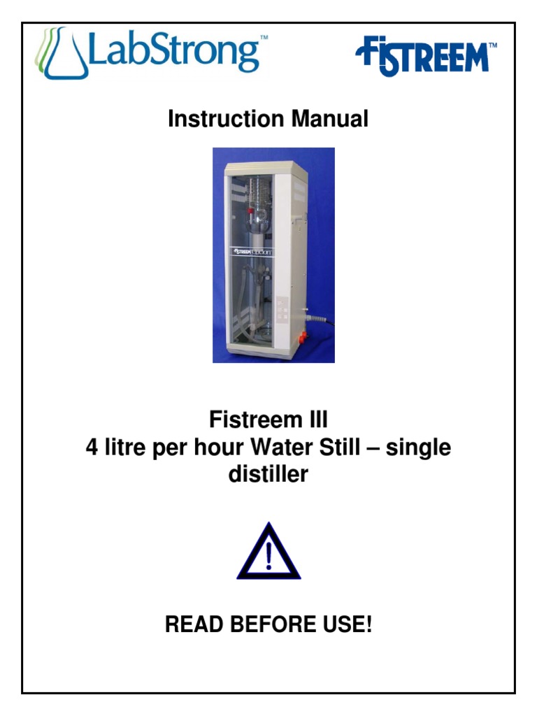 Labstrong User Manual Cyclon 4lt 2010 | PDF | Electrical Connector | Switch