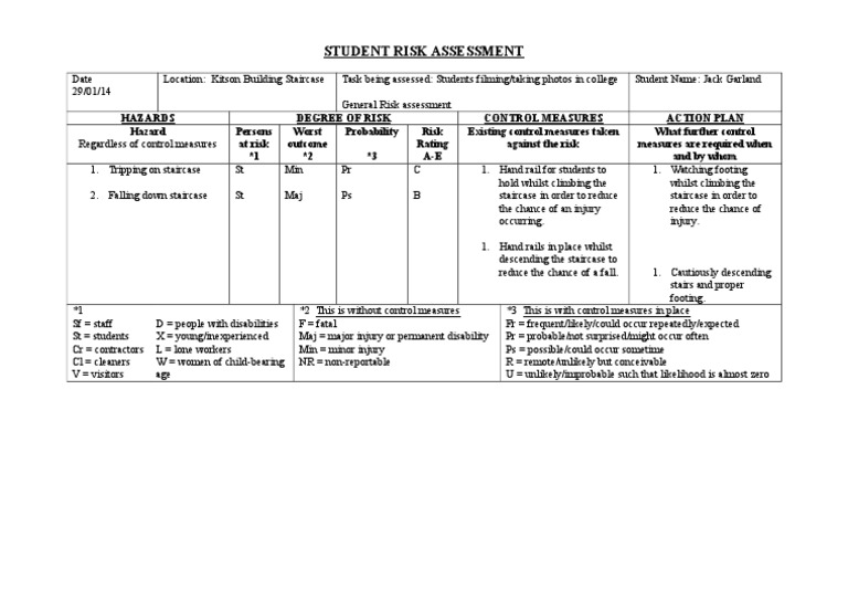 Risk Assessment 2 | PDF | Science & Mathematics