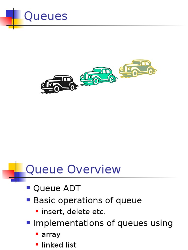 Queues In Data Structure Pdf Queue Abstract Data Type Array Data Structure