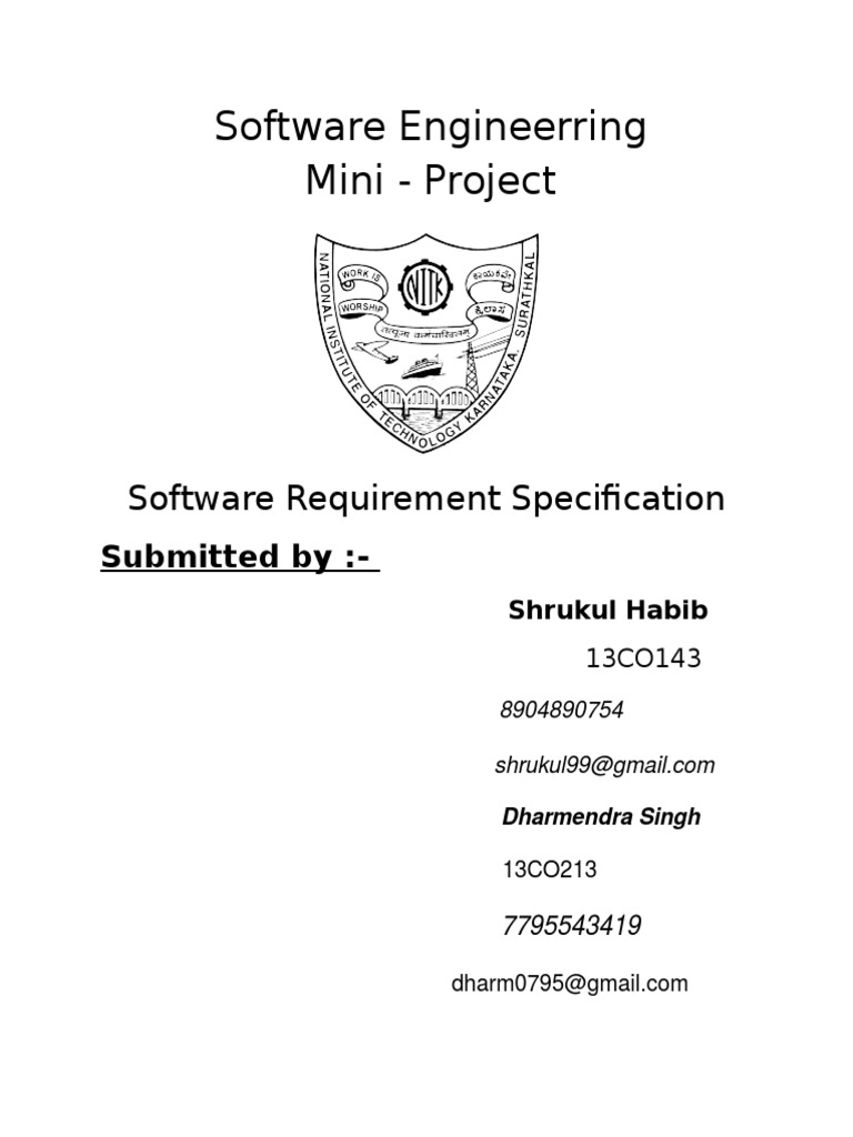 Srs Introduction and Library | PDF | Specification (Technical Standard ...