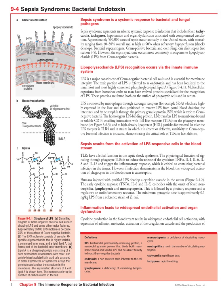 Sepsis | PDF | Lipopolysaccharide | Sepsis