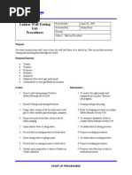 Well Clean-Up and Testing Procedure | PDF | Flow Measurement | Chemical ...