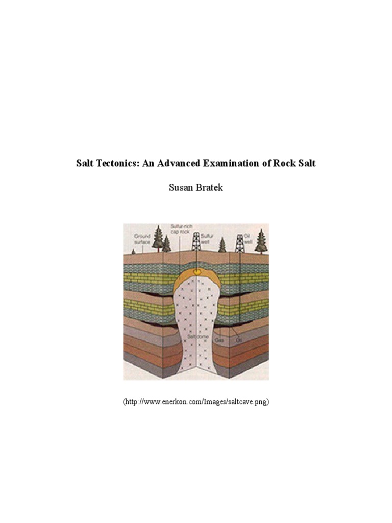 Salt Tectonics: An Advanced Examination of Rock Salt: Susan Bratek ...