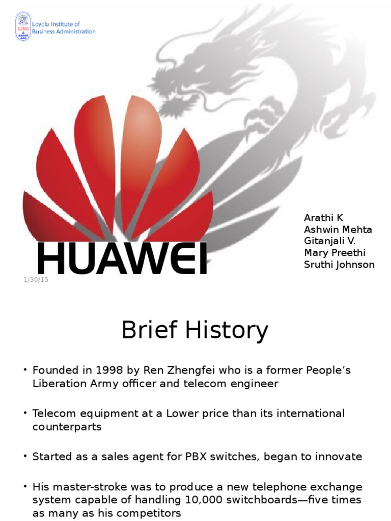 Huawei's Strategic Market Expansion Insights | PDF | Ericsson ...