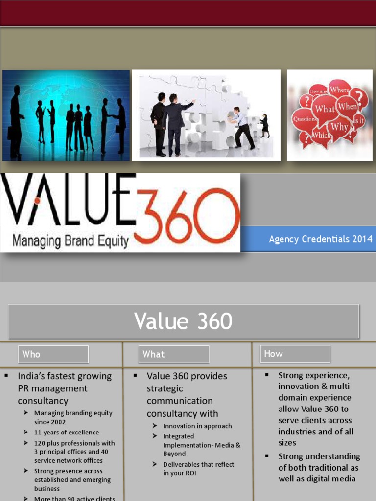 Value 360 Communications - Profile | PDF | Brand | Social Media