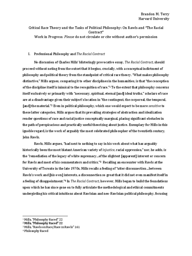 Mills, "Philosophy Raced" 22 Mills, "Philosophy Raced" 22 Mills ...