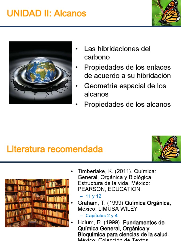 Unidad 2 Hibridación de Alcanos | PDF | Alcano | Enlace químico