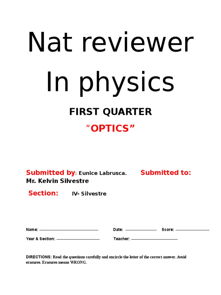Nat Reviewer | PDF | Human Eye | Lens (Optics)