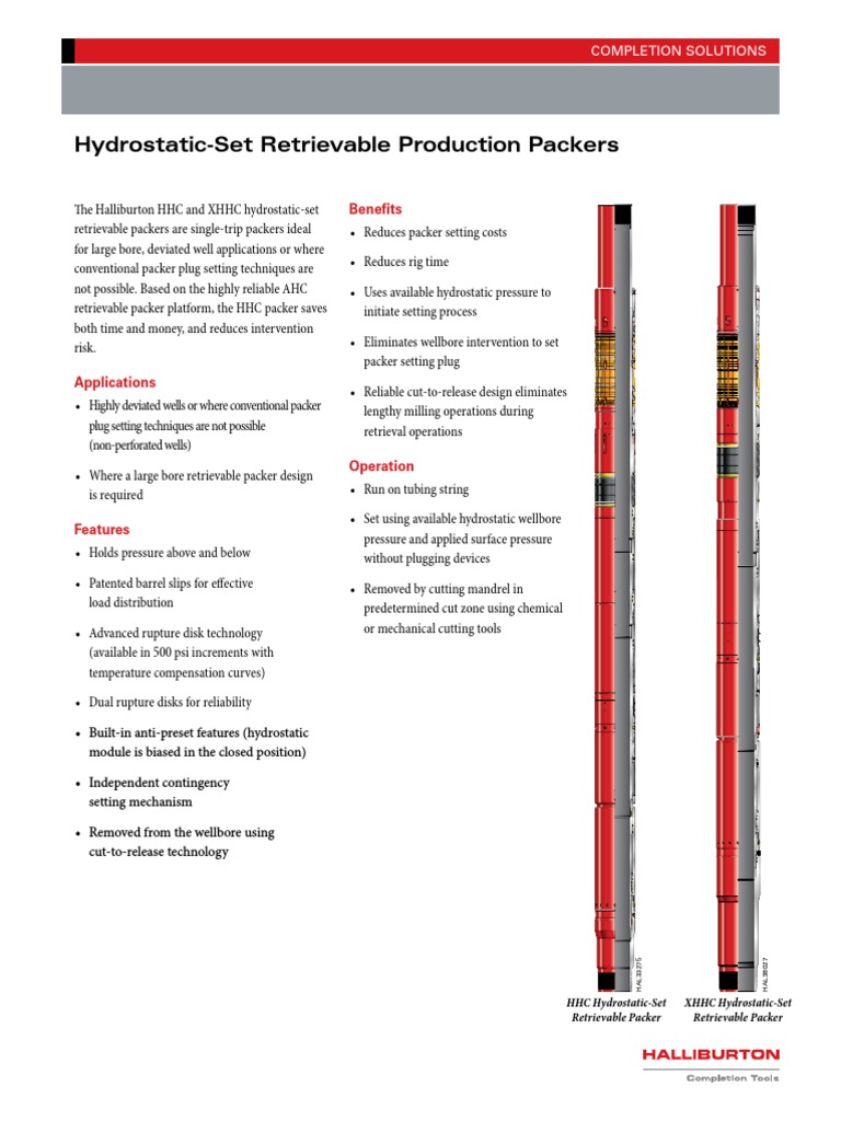 Hydrostatic-Set Retrievable Production Packers: Benefits | PDF ...