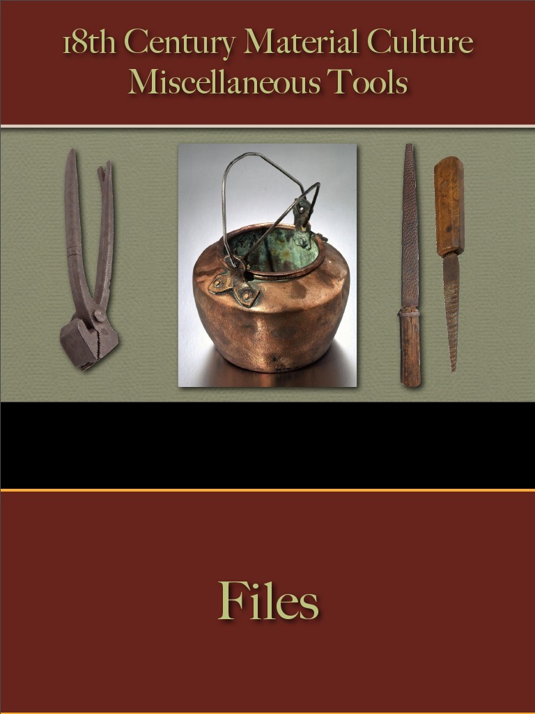 Tools - Miscellaneous | PDF | Conservation And Restoration