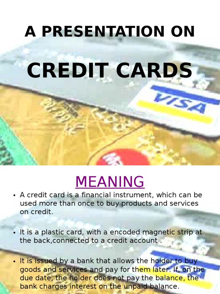 Credit Cards | PDF | Credit Card | Visa Inc.