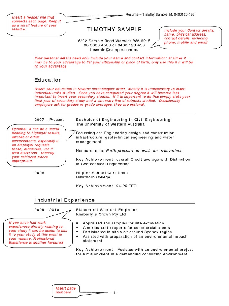 Education: Timothy Sample | PDF | Résumé | Business