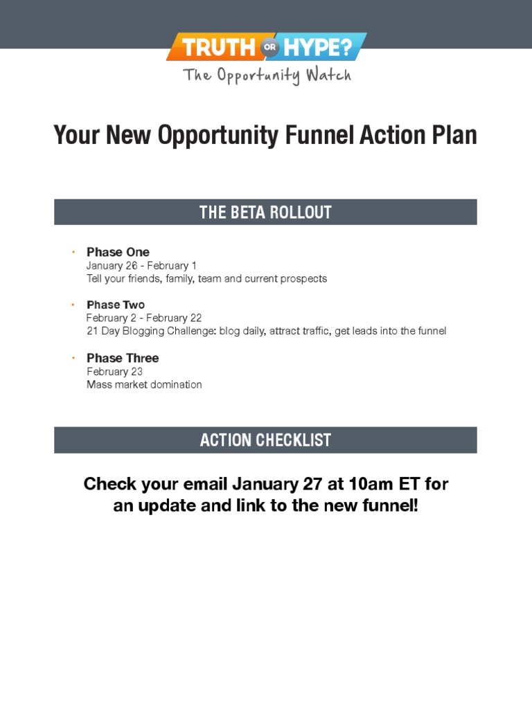 Action Funnel Plan | PDF | Business | Art