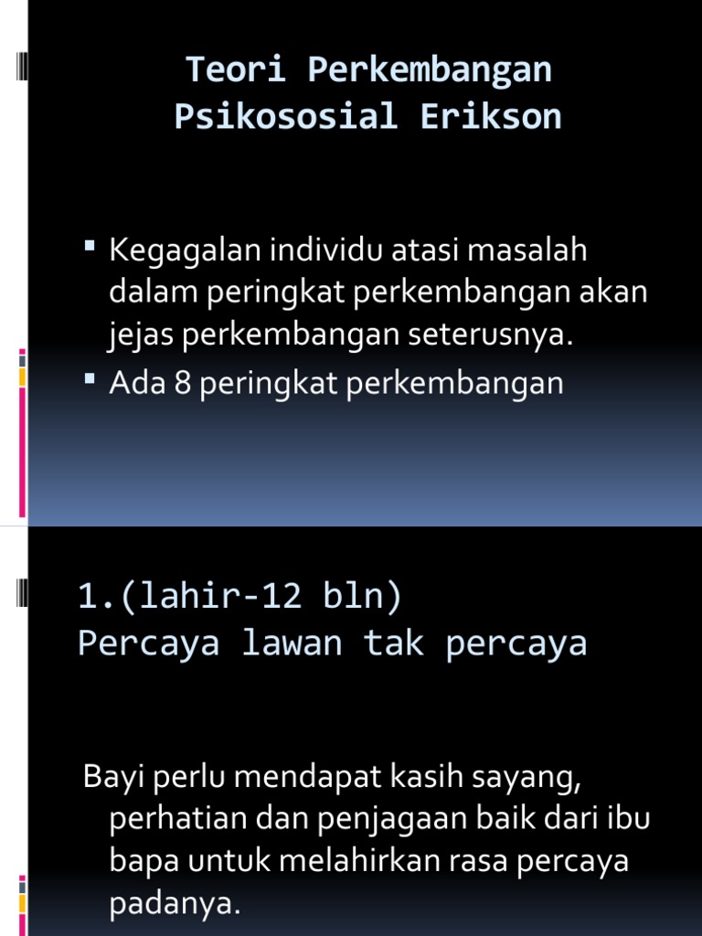 Teori Psikososial Erikson