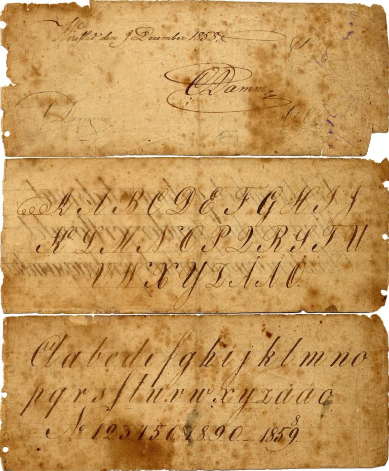19th Century Swedish Copybook (Calligraphy & Penmanship) | PDF