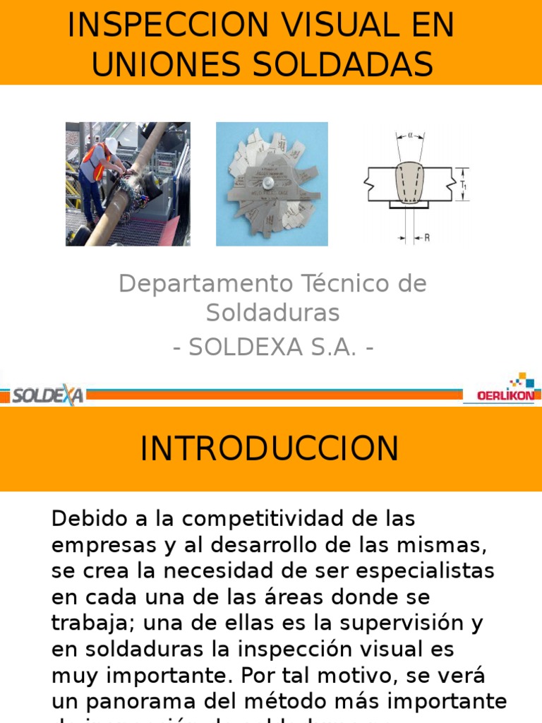 Inspeccion Visual de Uniones Soldadas | PDF | Soldadura | Construcción