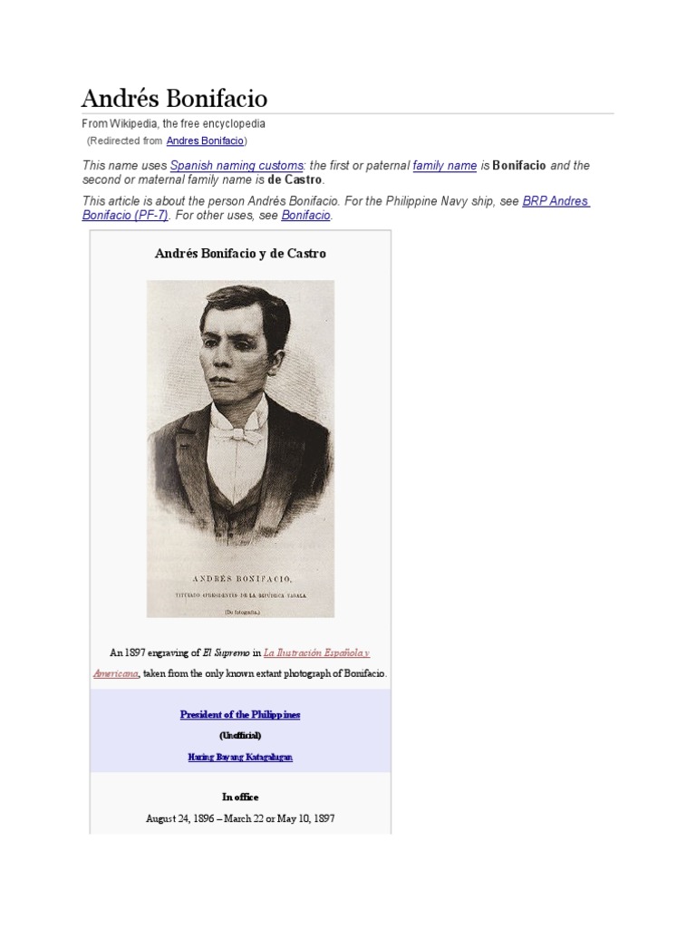 Andrés Bonifacio and His Life | Philippines | Unrest