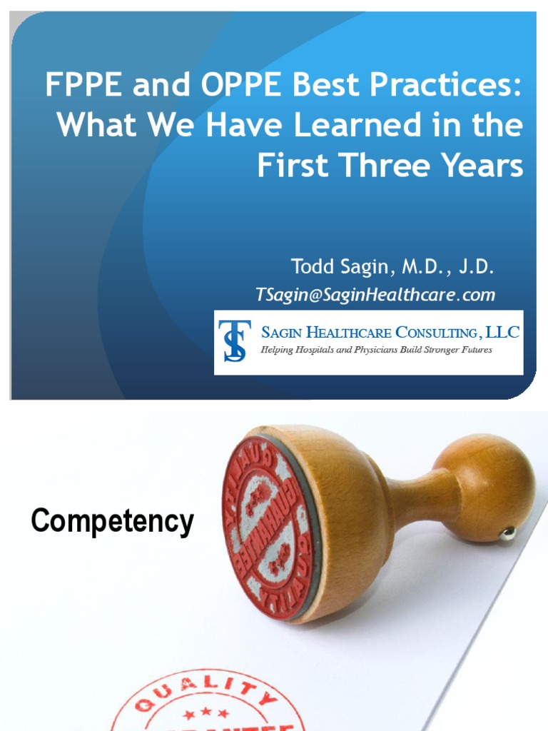 FPPE and OPPE Best Practices Overview | PDF