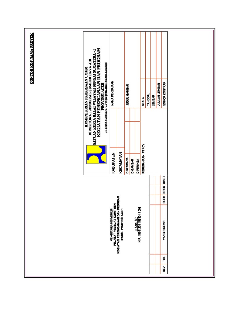 Contoh Kop Untuk Peta | PDF