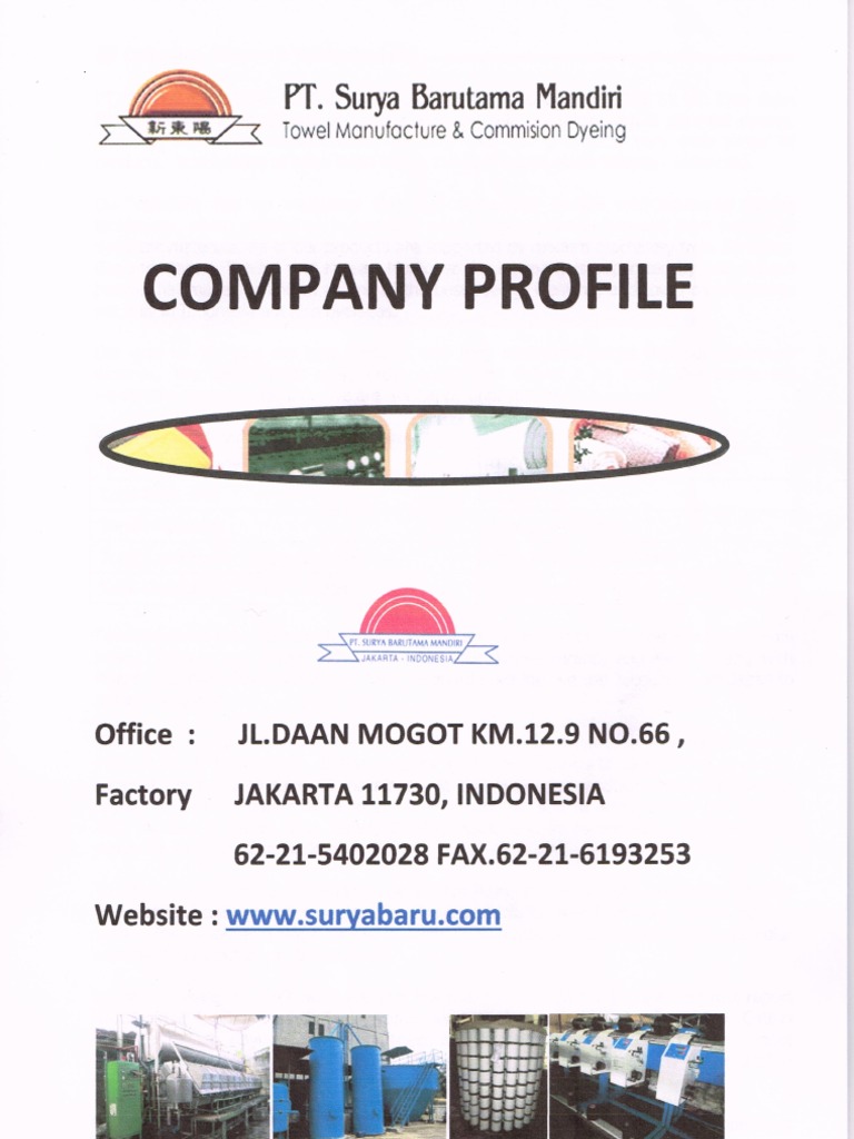 Company Profile Surya Baru | PDF