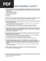 Ship Familiarization Checklist | PDF | Manufactured Goods
