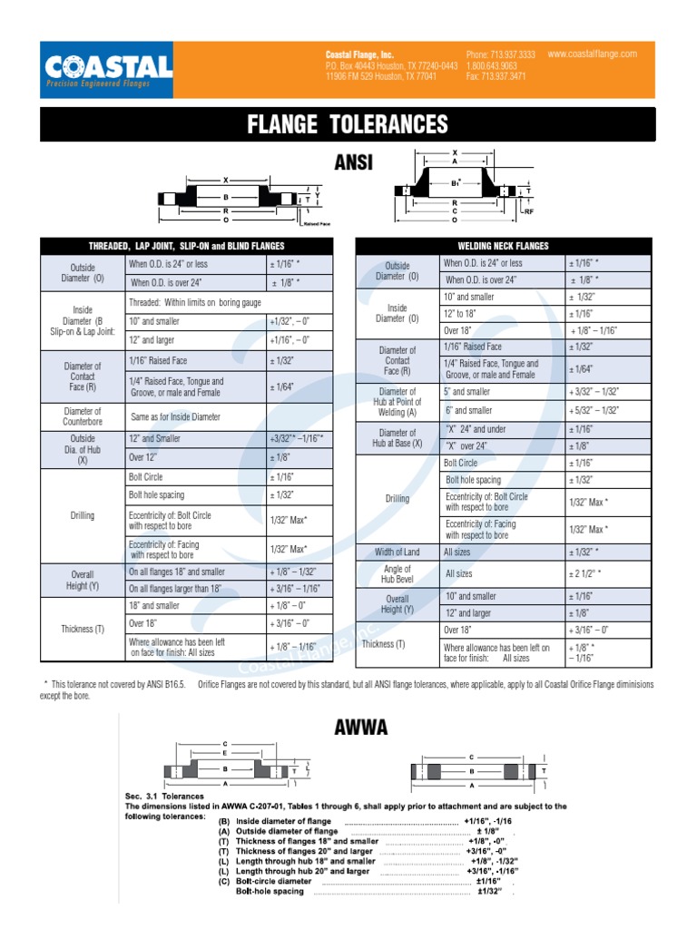 Flange Tolerances | PDF | Mechanical Engineering | Nature
